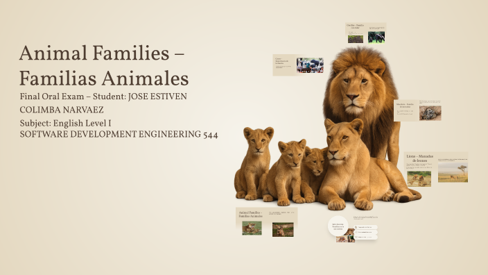 Animal Families – Familias Animales by HISTORIAS MARIDIAZ on Prezi