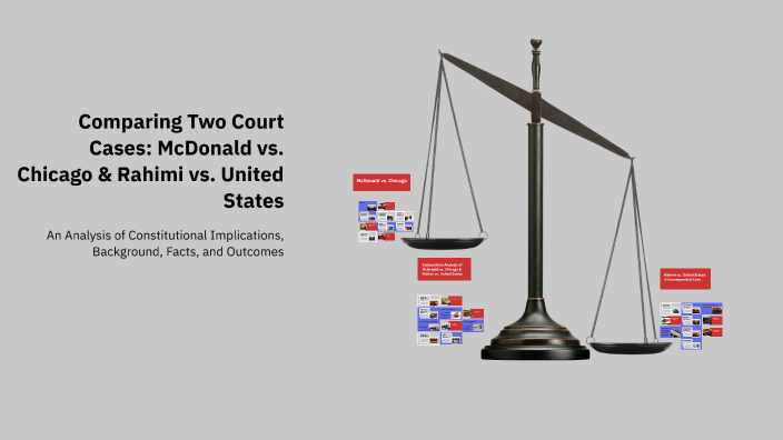 Comparing Two Court Cases: McDonald vs. Chicago & Rahimi vs. United ...