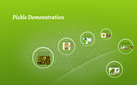Pickle Demonstration by sydney belske on Prezi