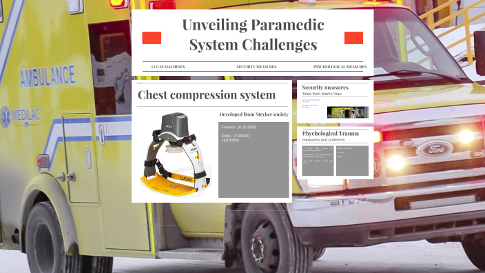 A paramedic's work field can be a challenging environnement. by Cloe ...
