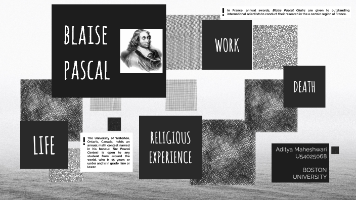 CS550: Blaise Pascal by Aditya Maheshwari on Prezi