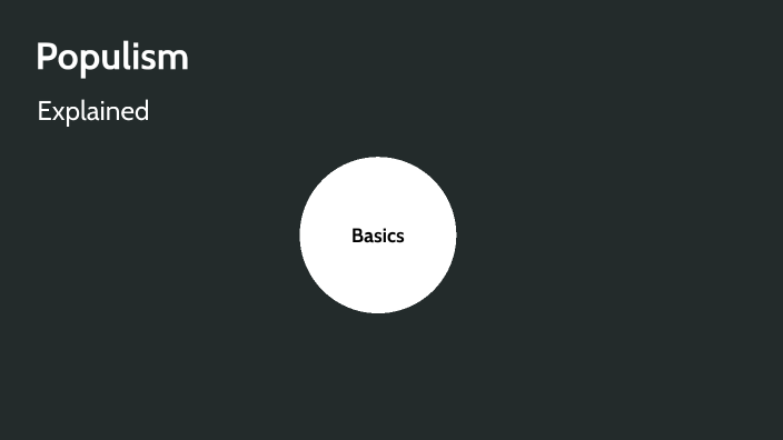Populism Explained by Edward Lane on Prezi