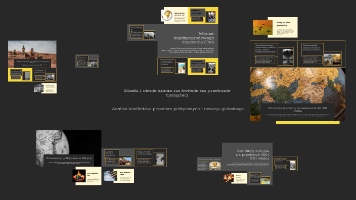 Blaski i cienie zmian na świecie na przełomie tysiącleci by wiktoria ...