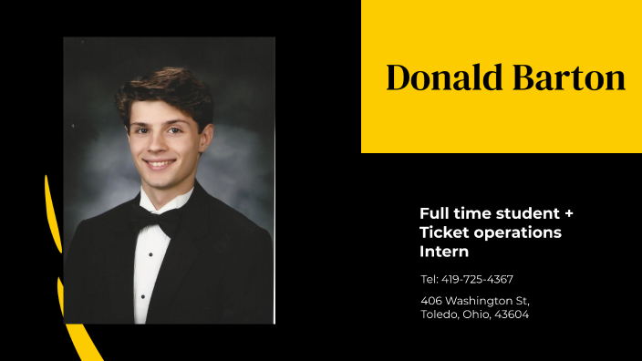 Resume by Donald Barton on Prezi