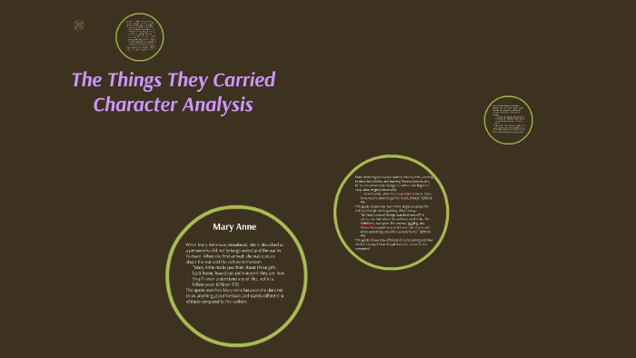 Things they carried character analysis by Victor Tang on Prezi