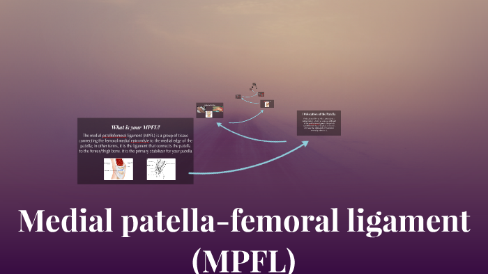 Medial patella-femoral ligament (MPFL) reconstruction by Kira Laurento ...