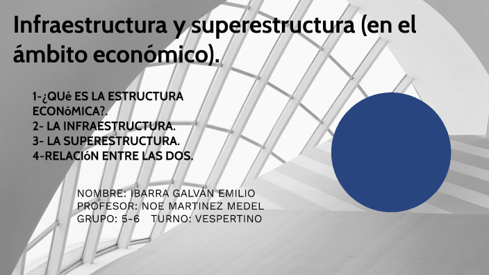Infraestructura y superestructura (en el ámbito económico). by EMILIO IBARRA GALVAN on Prezi