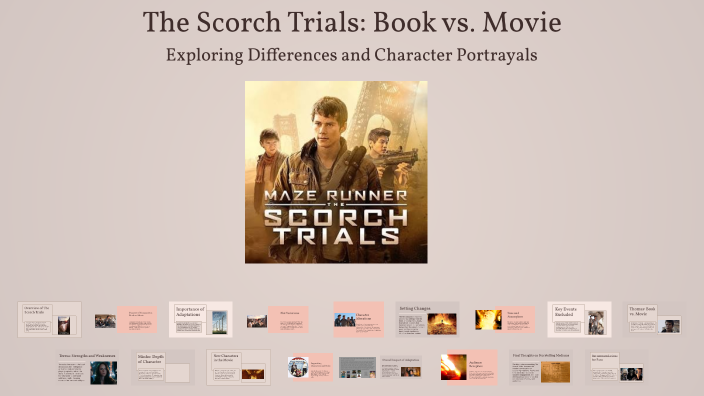 the scorch trials book v.s movie by miles shuker on Prezi