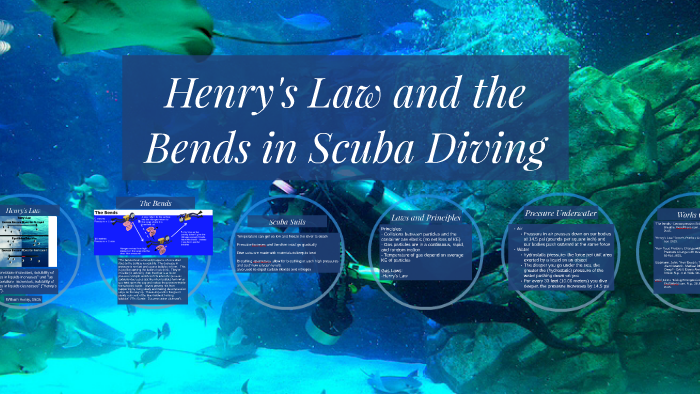 Henry's Law and the Bends in Scuba Diving by Jesse Collins on Prezi