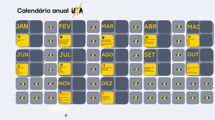 Calendário UPA by Maria Almeida on Prezi