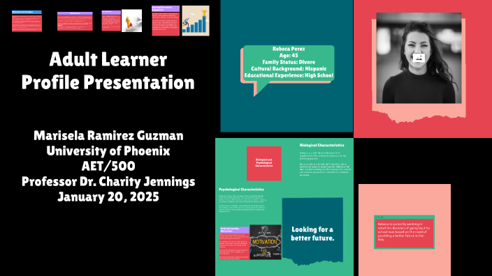 Adult Learner Profile Presentation by Marisela Ramirez on Prezi