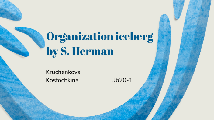 Organization iceberg by S.Herman by Milana Kruchenkova on Prezi