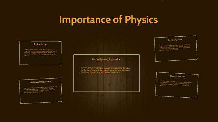 importance of physics by adil saeed on Prezi