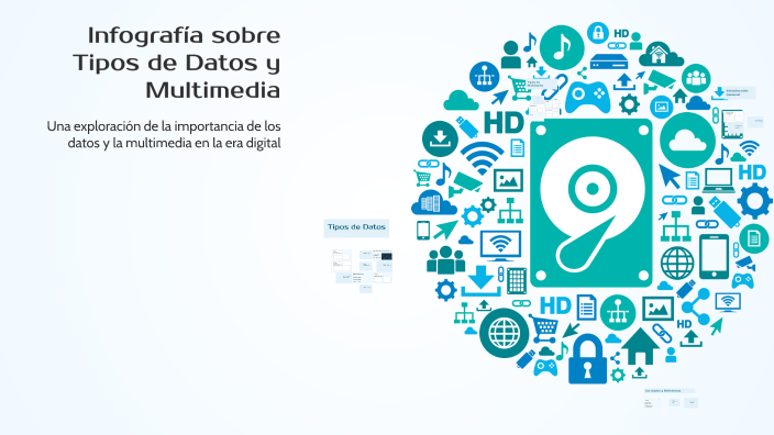 Infografía sobre Tipos de Datos y Multimedia by Carlos Viveros on Prezi