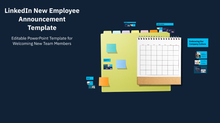 LinkedIn New Employee Announcement Template by Mal Dsilva on Prezi