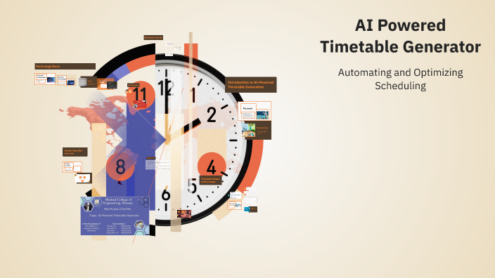 Ai Powered Timetable Generation By Kumuda Dp On Prezi