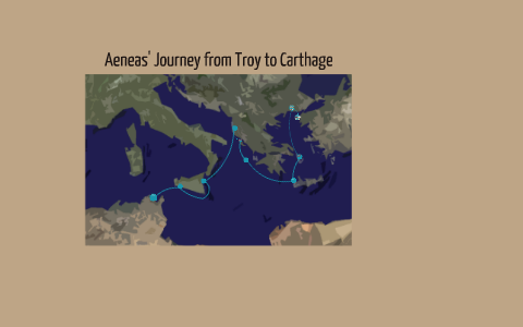 Aeneas' Journey by Valerie Montague on Prezi