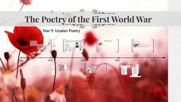 The Poetry of the First World War by craig ennew on Prezi