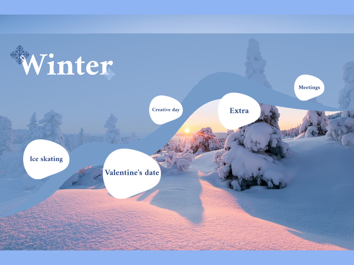 Winter calender by Megan S on Prezi