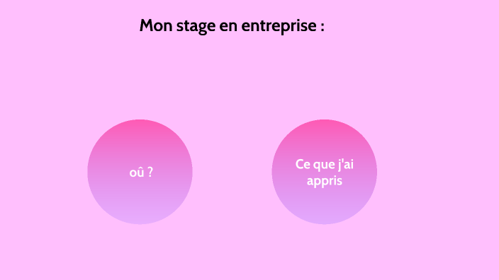 Mon stage en entreprise by katy Briand on Prezi
