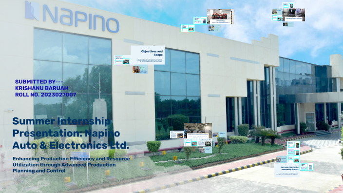 Presentation for Summer Internship on Napino Auto & Electronics Ltd. by ...