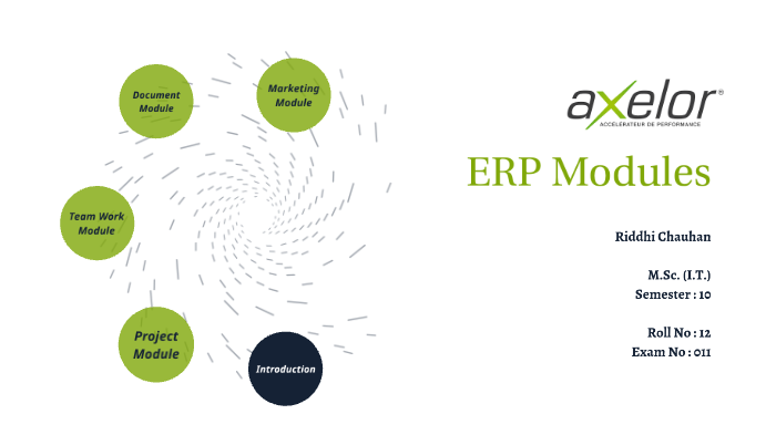 ERP Modules - Axelor - Main by Riddhi Chauhan on Prezi