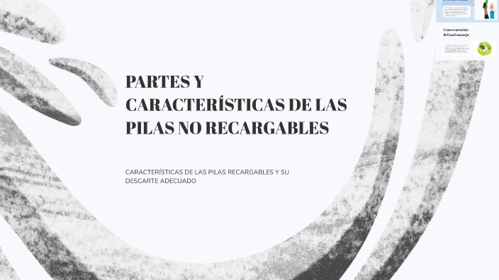 PARTES Y CARACTERÍSTICAS DE LAS PILAS NO RECARGABLES by José Ruiz on Prezi