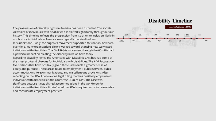 Disability Timeline by Matthew Brewer on Prezi