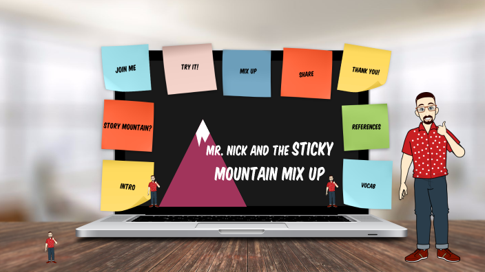 Sticky Mountain - Story Mountain with Sticky Notes by Nicholas Peters ...
