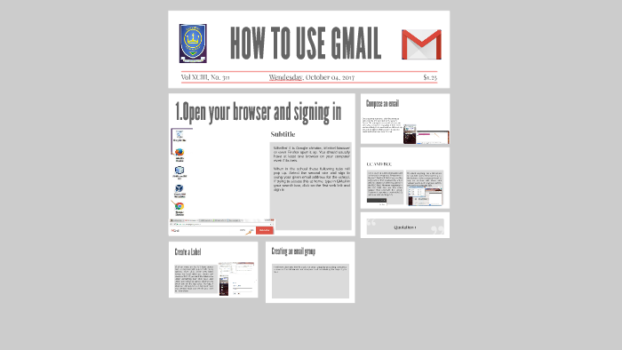 HOW TO USE GMAIL by Blank Blank on Prezi