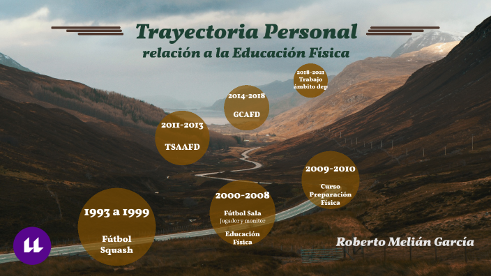Trayectoria personal de aprendizaje relacionada con la EF by Roberto ...