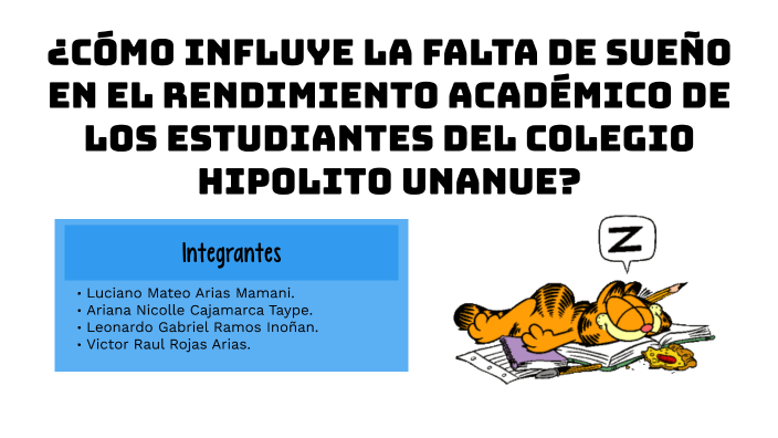 falta de sueño by Ariana C.T on Prezi