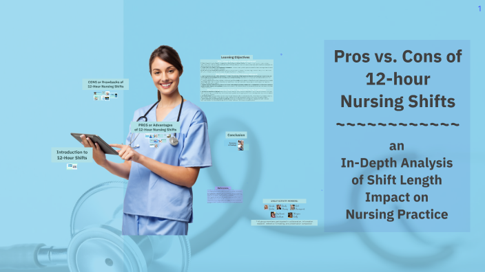 Pros vs. Cons of 12-hour Nursing Shifts by Morgan Kelly on Prezi