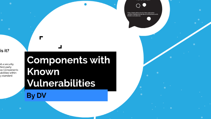 Components With Known Vulnerabilities By Darren Vuong