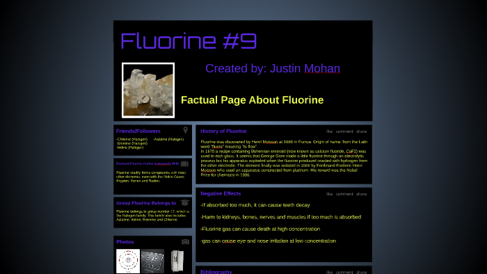 Fluorine #9 by Christina Mohan on Prezi