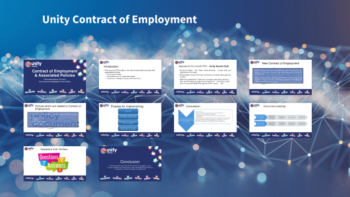 Unity Contract of Employment by Stephen Harrington on Prezi