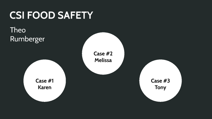 CSI FOOD SAFETY by Theodore Rumberger on Prezi