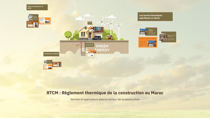 RTCM : Règlement thermique de la construction au Maroc by Salma Baali ...