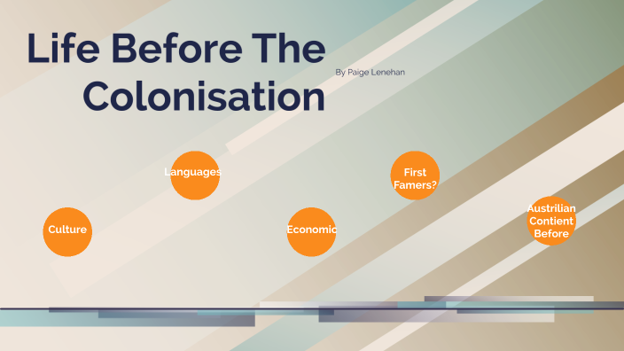 Life Before The Colonisation by Paige Lenehan on Prezi