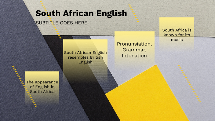 South African English by Анастасия Липинская on Prezi