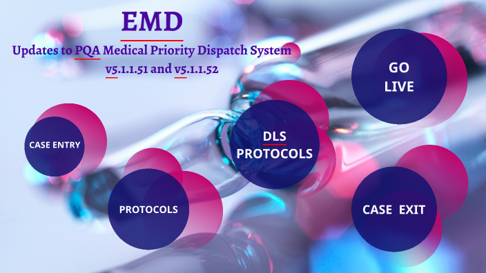 EMD Updates to PQA Medical Priority Dispatch System v5.1.1.51 and v5.1. ...