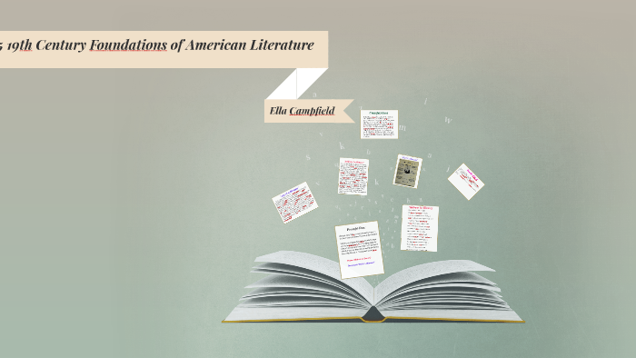 01.05 19th Century Foundations of American Literature by Ella Campfield ...