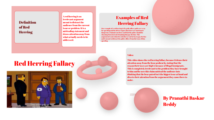 Red Herring fallacy presentation by Pranathi Reddy on Prezi