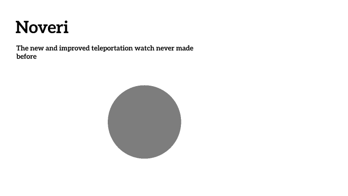Teleportation watch by Caelyn Andrews on Prezi