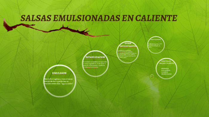 SALSAS EMULSIONADAS EN CALIENTE by Helena Caro Lopez on Prezi