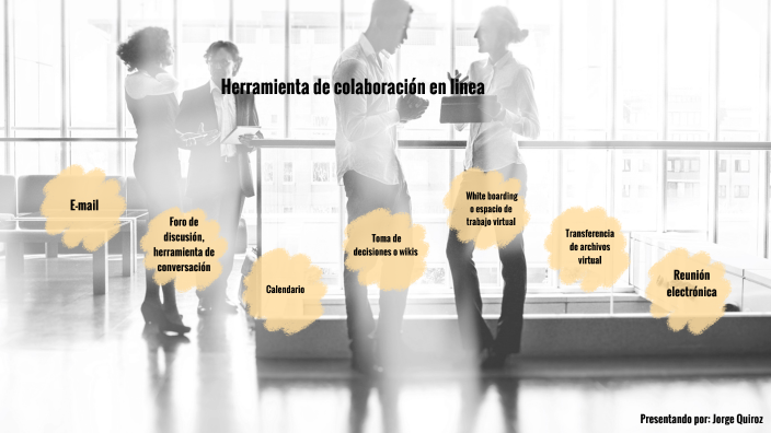 Herramientas de colaboración en línea by Jorge Quiroz on Prezi