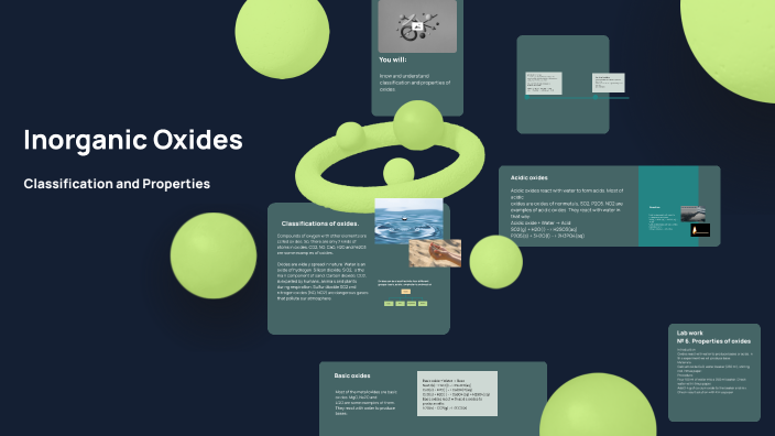 Inorganic Oxides by Zaure Abibullayeva on Prezi