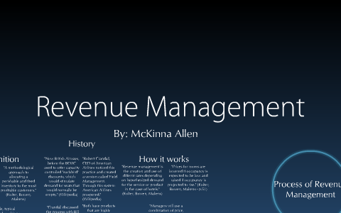 Revenue Management by McKinna Allen