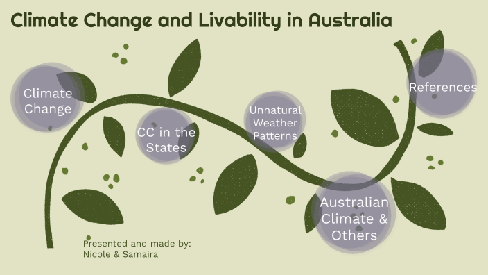 Climate Change and Liveability in Australia by Nicole Kwong on Prezi