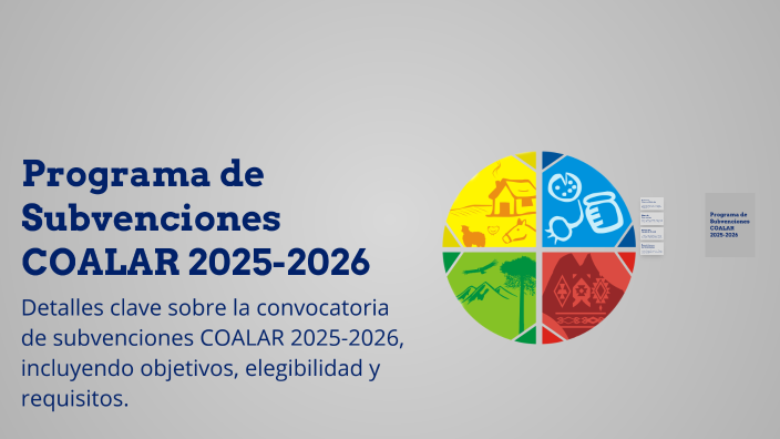 Programa de Subvenciones COALAR 2025-2026 by Ismael Isaac Mendoza Zaens ...